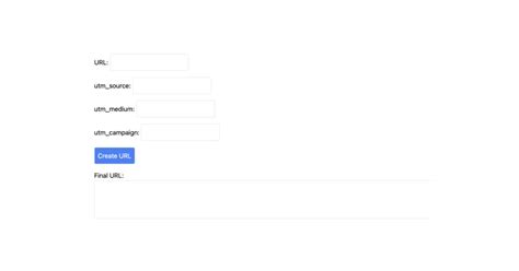 Tailwind CSS UTM Builder Tailkits