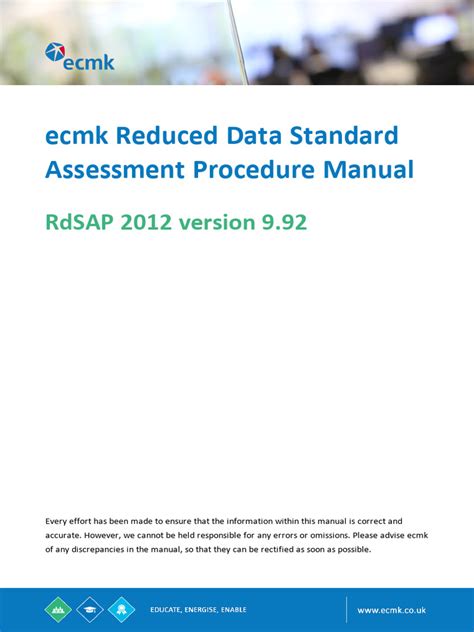 Rdsap Manual Pdf Building Engineering Building Technology