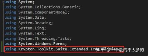 C Krypton旗下扩展控件TreeGridView的使用方法 知乎