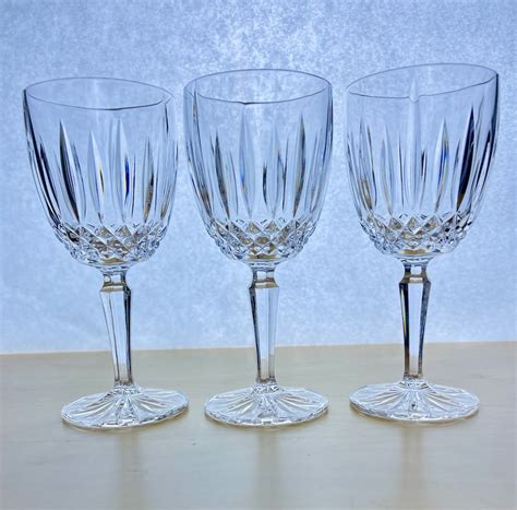 Set Of 3 Vintage Mikasa Old Dublin Wine Glasses Mikasa Glasses Mikasa