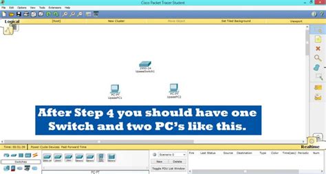 Connecting Network Computers Through Cisco Switch Cisco Ccna Lab