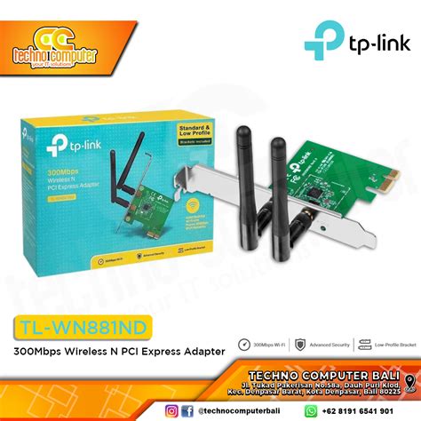 Pci E Wifi Tp Link Tl Wn881nd 300mbps Wireless N Pci Express Adapter