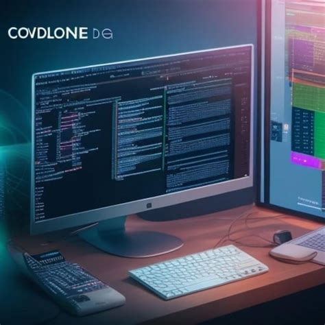 Premium AI Image Software Development Background With Codding Ai Generated