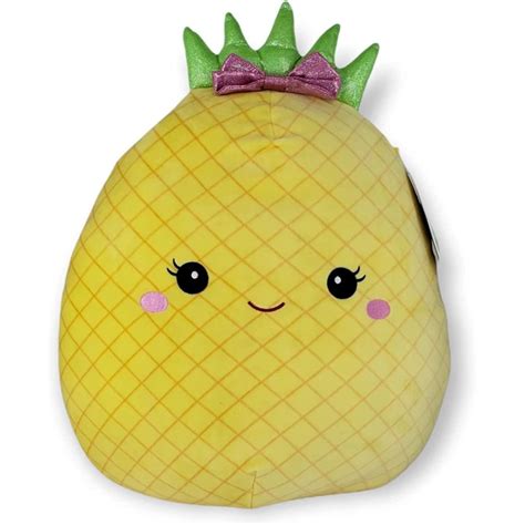 Buy Squishmallows 16inch 40cm Pineapple With Bow Fruit And Vegetable