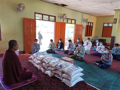 မိုင်းယောင်းတွင် ကိုဗစ်ကာလ ဆွမ်းအခဲအခက် မရှိစေရန် တောင်တန်းသာသနာပြု ဘုန်းကြီးကျောင်းများသို့