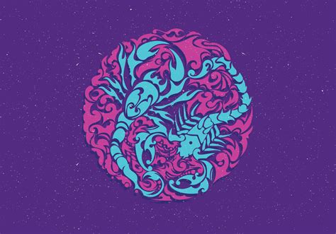 Circle Scorpion Tattoo Vector 229658 Vector Art At Vecteezy