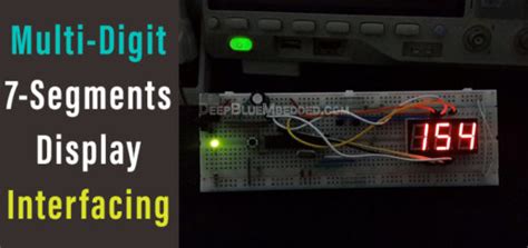 Multiplexing 7 Segment Display With PIC Multi Digit 7 Segment
