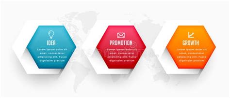 Modern Style Infographic Workflow Chart Template With 3 Step Stock Illustration Illustration