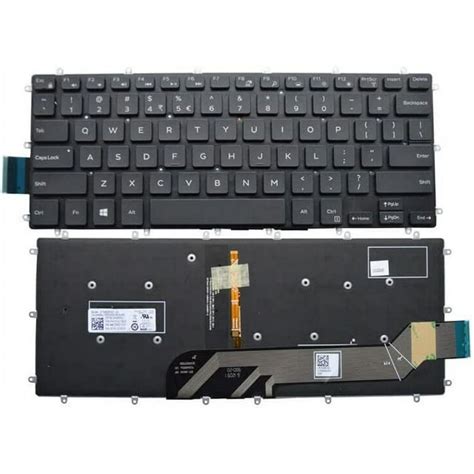 New Us Black English Backlit Backlight Laptop Keyboard Without