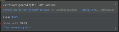 Psalm Baseline Intellij Ides Plugin Marketplace