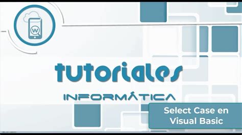 Select Case En Visual Basic 2010 Youtube