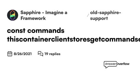 `const Commands Ntainerclientstoresgetcommands