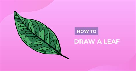 How To Draw A Leaf Design Babe