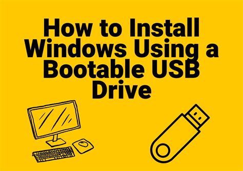 How To Install Windows Using A Bootable USB Drive Mwash Cyber