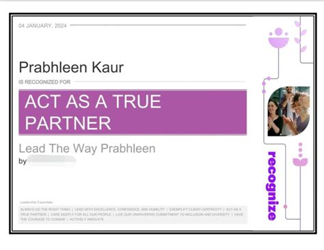 Prabhleen Kaur On Linkedin Recognitionawards