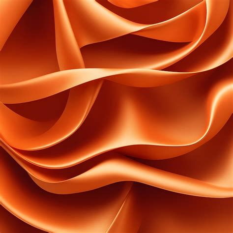 Premium Ai Image Colorful Flowing Wave Pattern With Textured Abstract Shapes In Orange And