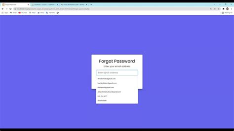 login and signup form with email verification using php and mysql 1 sinhala youtube