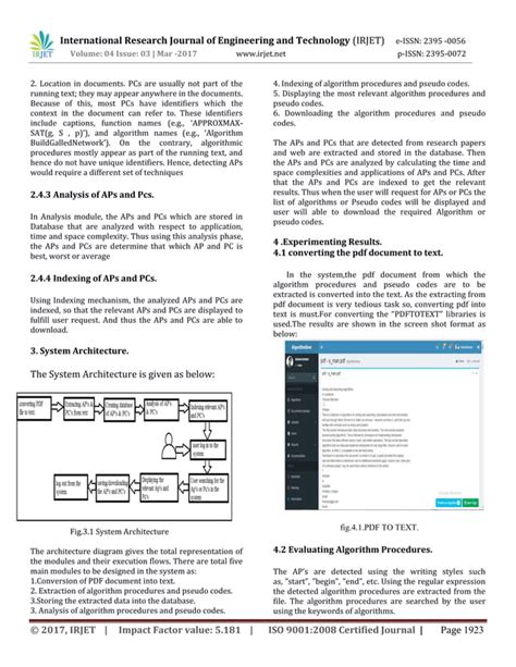 Algorithm Procedure And Pseudo Code Mining Pdf Search Internet