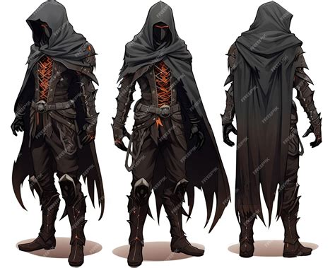 Premium Photo Mysterious 3d Shadow Ninja A Stealthy Assassin Cloak Shadow Armor Katanas Sword