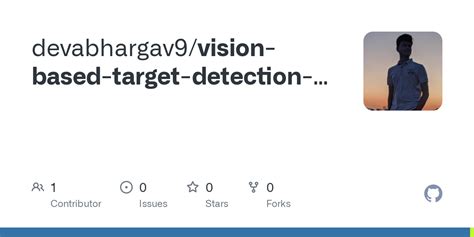 Github Devabhargav9vision Based Target Detection And Positioning Uav