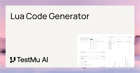 Lua Code Generator Online Free Ai Lua Code Writer Testmu Ai