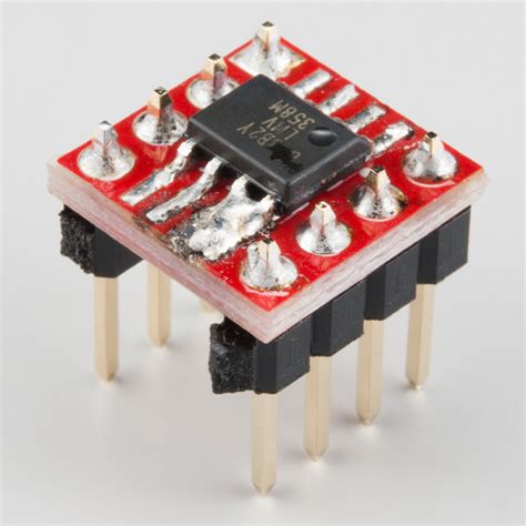 8 Pin Soic To Dip Adapter Hookup Guide Sparkfun Learn