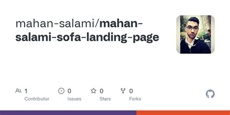 Github Mahan Salami Mahan Salami Sofa Landing Page