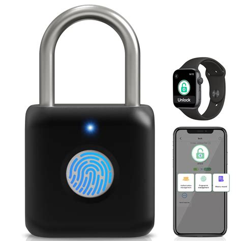 Fingerprint Padlock Pothunder Smart Padlock Locker Lock Fingerprint Lock With App Unlock Usb