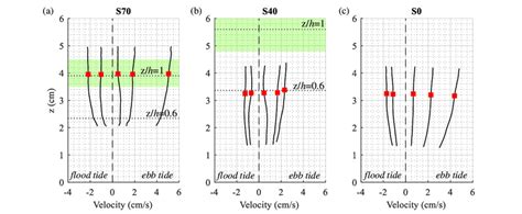 Representative Nearshore Velocity Profiles Measured Over A Single Tidal