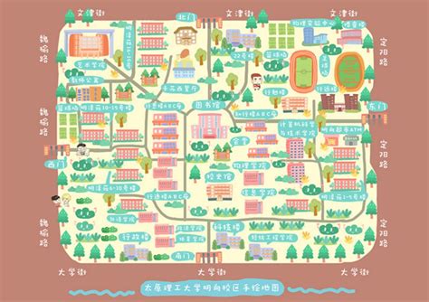 太原理工大学明向校区 太工大学明向 太工大学迎西校区 大山谷图库