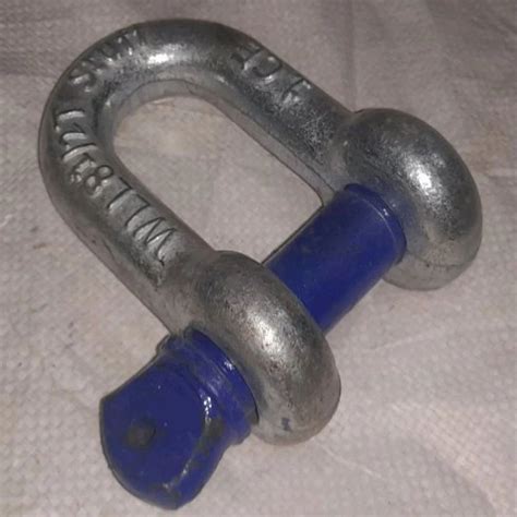 Screw Pin Stainless Steel D Shackle For Crane Fiiting Size 12 Inch