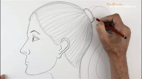 How To Draw A Girls Face Simply Side View Beginners Youtube