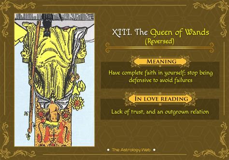 The Queen Of Wands Tarot The Astrology Web
