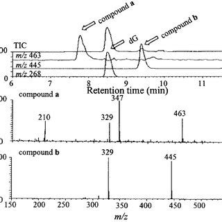 LC ESI MS Chromatogram And ESI MS Spectra Without CID Of The L Download Scientific Diagram