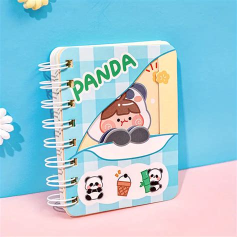 Spiral Cartoon A7 Coil Book Cute Mini Notebook Mini Pocket Temu United Kingdom