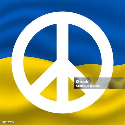 우크라이나 러시아 분쟁 평화 깃발 벡터 우크라이나 러시아 전쟁 벡터 일러스트 레이 션 Peace Now에 대한 스톡 벡터 아트 및 기타 이미지 Peace Now 개념