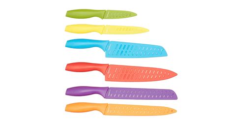 Amazonbasics 12 Piece Colored Knife Set Just 1531 Common Sense
