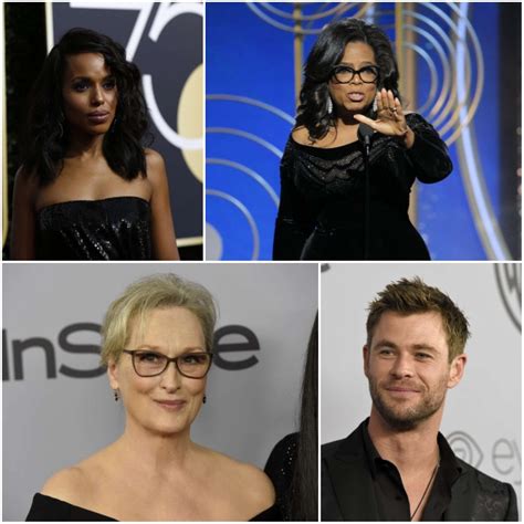 75th Golden Globe Awards From Meryl Streep Oprah Winfrey To Nicole
