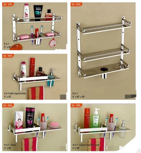 Stainless Steel Multi Purpose Bathroom Shelf At Rs 500 Piece Bathroom Corner Shelf In New