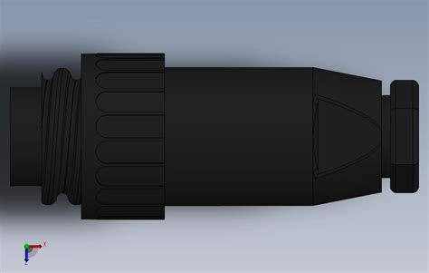 安费诺C16 1适配器 SOLIDWORKS 2015 模型图纸免费下载 懒石网