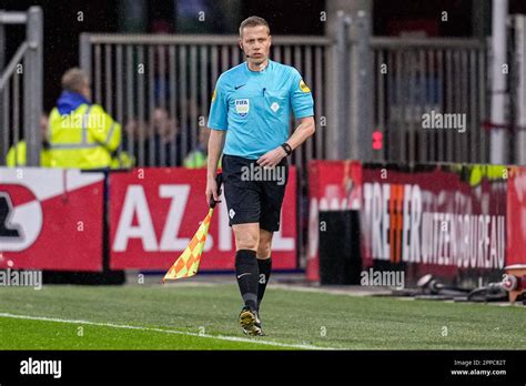 Alkmaar Netherlands April 23 Assistant Referee Joost Van Zuilen