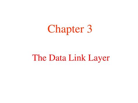 Ppt Data Link Layer Design In Computer Networks Services Framing