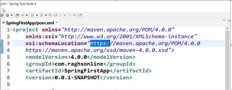 How To Resolve Sts Maven Xmlns Xsd Issue Blogs Of Raghs