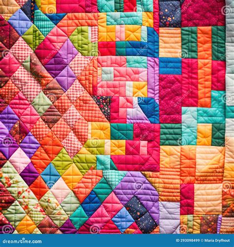 Patchwork Quilt Seamless Texture Royalty Free Stock Photography CartoonDealer Com 92943989