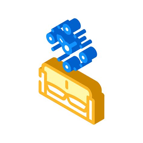 Clock Design Tool On Wall Isometric Icon Vector Illustration