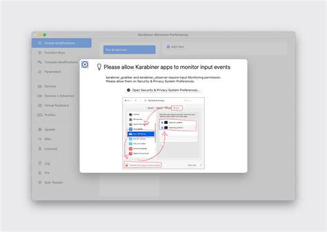 Still Asking To Allow O Monitor Input Events On Ventura 132 · Issue 3343 · Pqrs Orgkarabiner