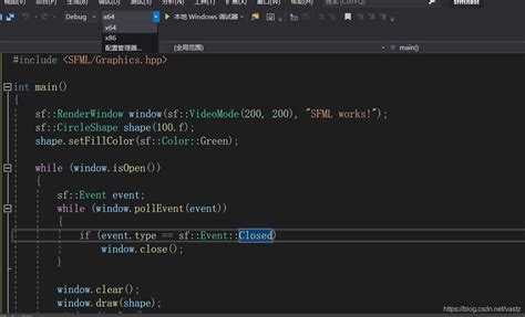 sfml vs2019安装 bygraphicsd的lib文件 henry zhao的博客 csdn博客