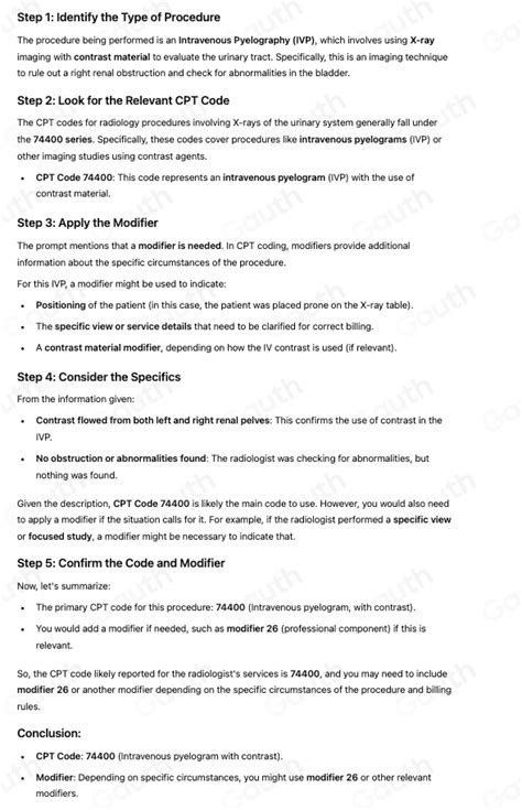 Solved A Patient Presents Today For A Pyelography Ivp To Rule Out A Right Renal Obstruction