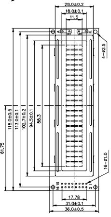 ACM B Datasheet PDF Char X Lines LCD Module