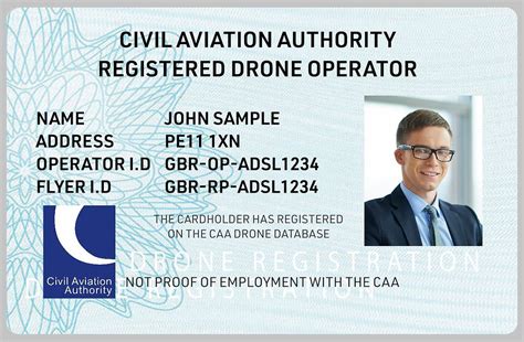 Uk Drone Id Cards Droneusermagazine